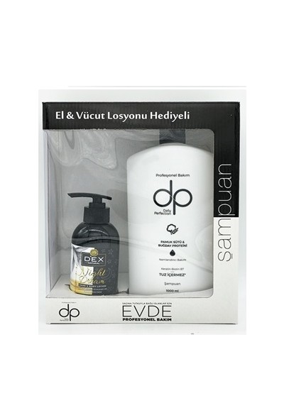 Dp Pamuk Sütü Şampuan 1 Lt El Vücut Losyonu Hediyeli