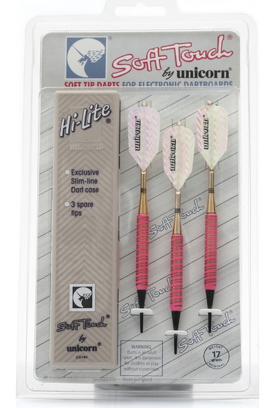 Unicorn Profesyonel Pink Elektronik Dart Oku Seti 3'lü 17 gr Unicorn Profesyonel Pink Elektronik Dart Oku Seti 3'lü 17 gr