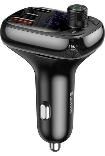 Baseus FM Transmitter BT 5.0 Araç Şarj Cihazı PPS Hızlı Şarj QC4.0 (İthalatçı Garantili) Baseus FM Transmitter BT 5.0 Araç Şarj Cihazı PPS Hızlı Şarj QC4.0 (İthalatçı Garantili)