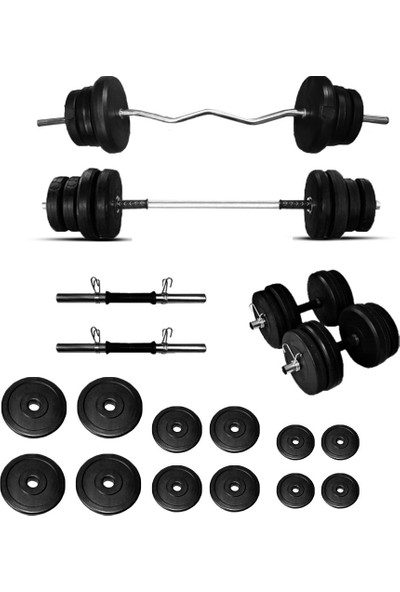 Borçinspor Halter-Dambıl Seti Z Barlı Ağırlık Seti Vücut Geliştirme Seti 68 kg Borçinspor Halter-Dambıl Seti Z Barlı Ağırlık Seti Vücut Geliştirme Seti 68 kg