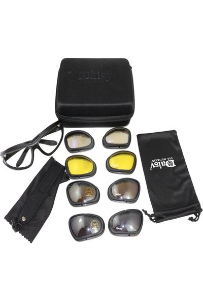 Daisy C5 Tactical Gözlük / Motorcu Dağcı Asker Gözlüğü Daisy C5 Tactical Gözlük / Motorcu Dağcı Asker Gözlüğü