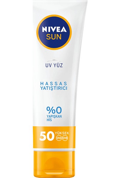 Nivea Sun Uv Yüz Hassas Yatıştırıcı Krem Gkf 50 50 ml