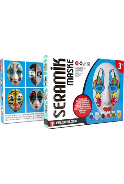 Kum Toys Seramik Maske 3+