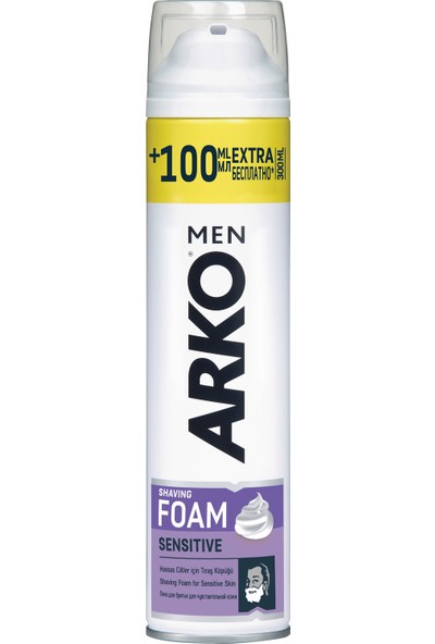 Arko Men Tıraş Köpüğü Sensitive 300 ml Arko Men Tıraş Köpüğü Sensitive 300 ml