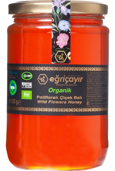 Eğriçayır Polifloralı Bal Organik 850G Eğriçayır Polifloralı Bal Organik 850G