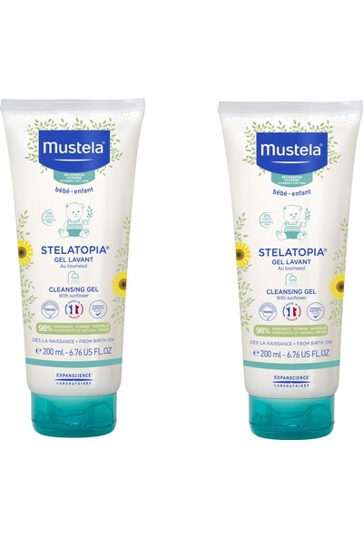 Mustela Stelatopia Cleansing Cream (Krem Şampuan) 200 ml 2 Adet Mustela Stelatopia Cleansing Cream (Krem Şampuan) 200 ml 2 Adet