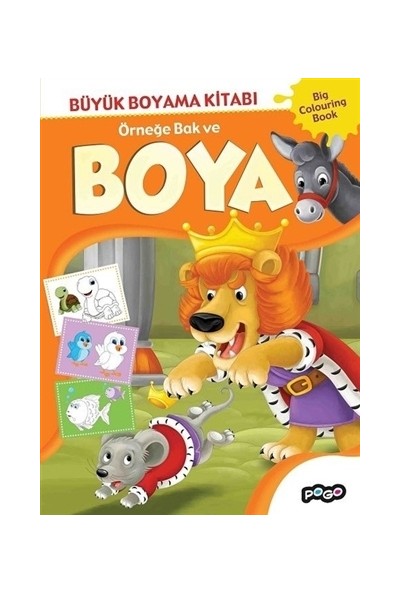 Büyük Boyama Kitabı 3 (Turuncu) Büyük Boyama Kitabı 3 (Turuncu)