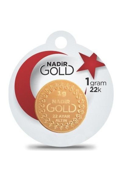Nadir Gold 22 Ayar Külçe Gram Altın 1 Gr. (Yuvarlak) Nadir Gold 22 Ayar Külçe Gram Altın 1 Gr. (Yuvarlak)