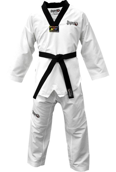 Dragon 13120 Siyah Yaka Fighter Taekwondo Elbisesi 150 Dragon 13120 Siyah Yaka Fighter Taekwondo Elbisesi 150