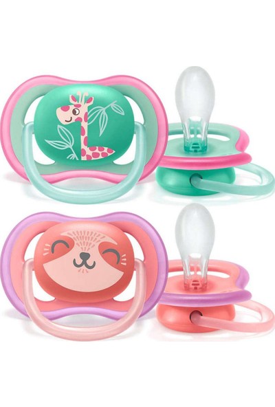 Philips Avent SCF349/12 Ultra Air 2'li Silikon Emzik 18+ Ay