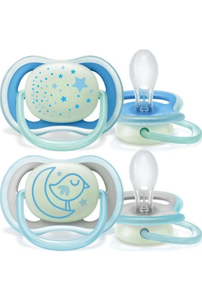Philips Avent Ultra Air Gece Emziği 6-18 ay Erkek SCF376/21 Philips Avent Ultra Air Gece Emziği 6-18 ay Erkek SCF376/21