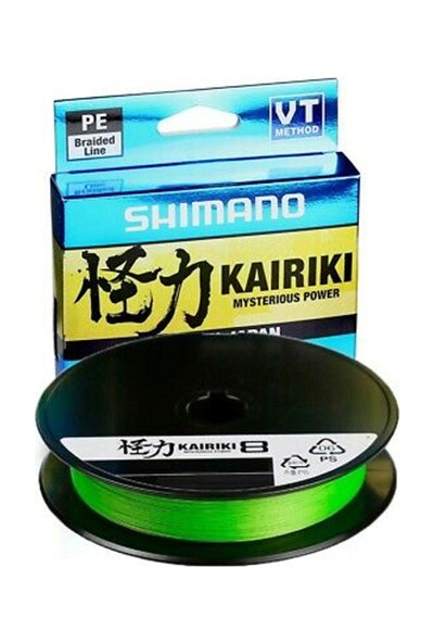 Shimano Kairiki 8 150m Mantis Green 0.13mm Shimano Kairiki 8 150m Mantis Green 0.13mm