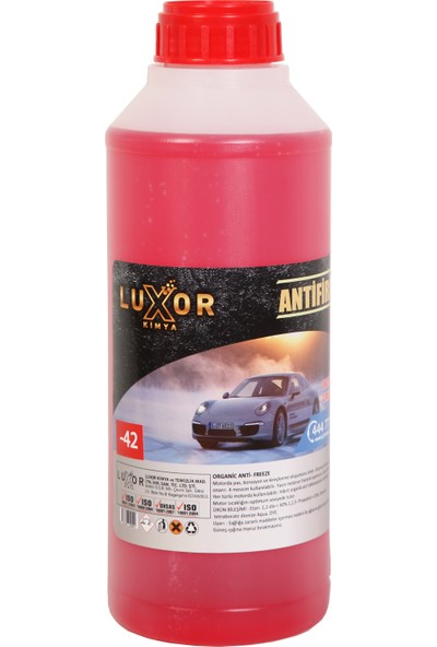 Luxor Kimya 4 Mevsim -42' Kırmızı Antifriz 1.5 l Konsantre