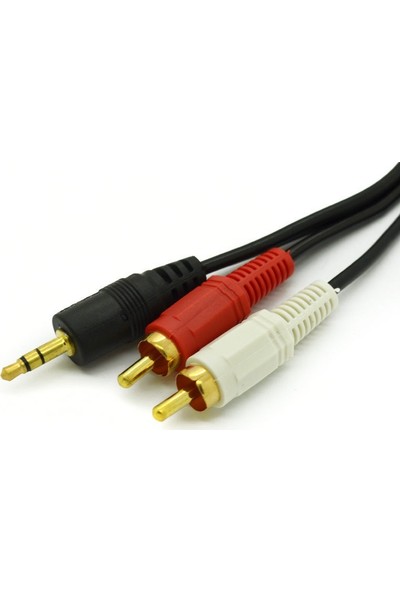 Alfais 4654 3.5 mm Stereo To 2 Rca Aux Tos Ses Kulaklık Kablosu Alfais 4654 3.5 mm Stereo To 2 Rca Aux Tos Ses Kulaklık Kablosu