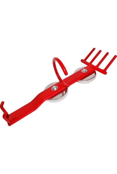 Brio Hareketli Takım Dolabı Mıknatıslı Tutucu Universal Kırmızı