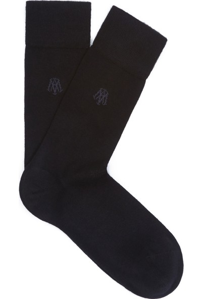 Mavi Erkek Siyah Soket Çorap 090250-26341