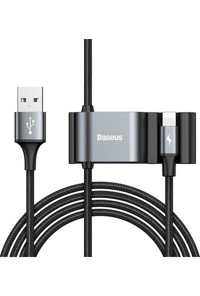 Baseus Çift USB 5V/3A 1.5m Lightning Şarj & Data Kablosu (Yurtdışından)