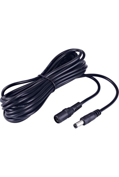 Alfais 4386 Dc Adaptör Uzatma Kablosu 10 Metre 5.5mm x 2.1mm Dişi Erkek