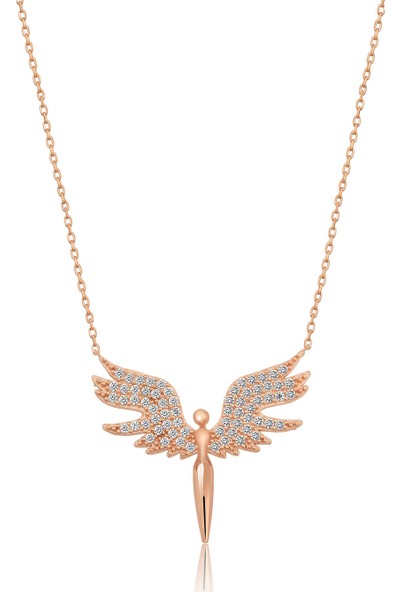 Papatya Silver Mikail Meleği Kolye 925 Ayar