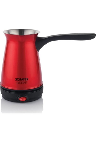 Schafer Oskar Elektrikli Cezve Kırmızı