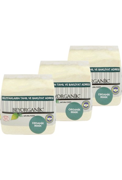 Beyorganik Organik Bebek İrmiği 350 gr - 3 Adet