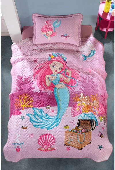 Clasy Pamuk Genç Yatak Örtüsü Delfin