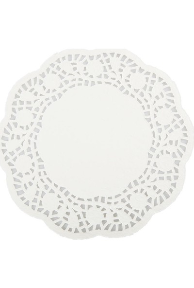 YYB Yuvarlak Kağıt Dantel Altlık 22 cm -100 Adet Myebı Marka YYB Yuvarlak Kağıt Dantel Altlık 22 cm -100 Adet Myebı Marka