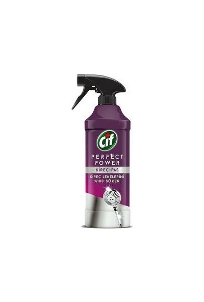 Cif Perfect Power Sprey Kireç & Pas 435 ml Cif Perfect Power Sprey Kireç & Pas 435 ml