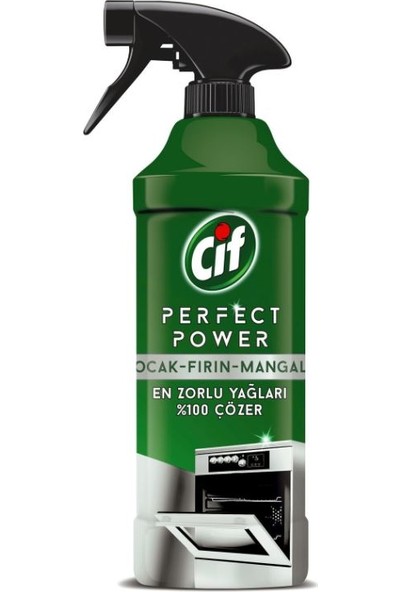 Cif Perfect Power Fırın Ocak Mangal için Sprey Temizleyici 435 ML Cif Perfect Power Fırın Ocak Mangal için Sprey Temizleyici 435 ML