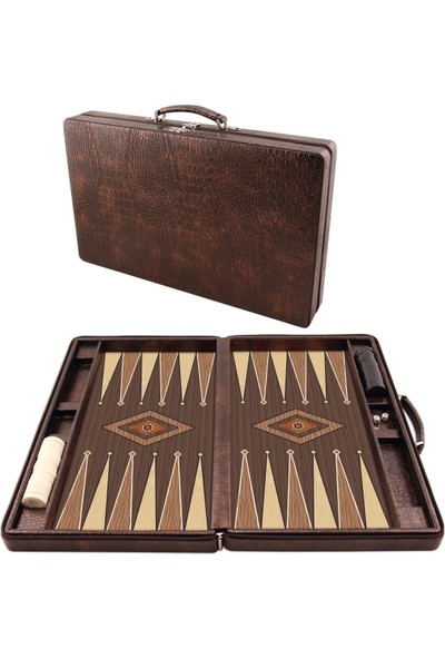 Star Lüks Deri Çanta Tavla Küçük Boy Star Lüks Deri Çanta Tavla Küçük Boy