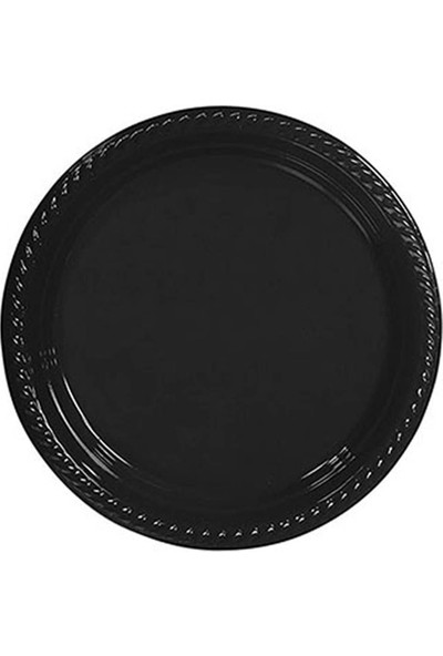 Roll-Up Plastik Tabak Siyah 22 cm 25'li