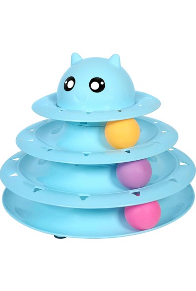 Tower Of Tracks Kedi Oyuncağı Tırmalaması 3 Katlı Top Kovalama Oyunu Üç Toplu Oyuncak Oyun Yakalama Tower Of Tracks Kedi Oyuncağı Tırmalaması 3 Katlı Top Kovalama Oyunu Üç Toplu Oyuncak Oyun Yakalama