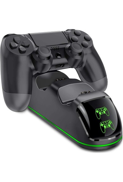 Sezy PS4 Şarj Istasyonu Çift Kol Slim/pro Şarj Göstergeli Sezy PS4 Şarj Istasyonu Çift Kol Slim/pro Şarj Göstergeli