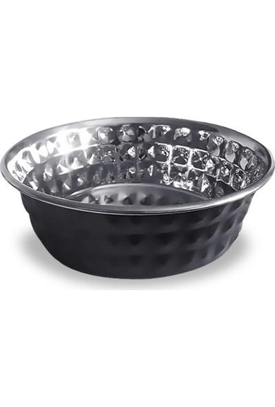 Eurogold Kedi ve Köpek Işlemeli Çelik Mama-Su Kabı 11 cm