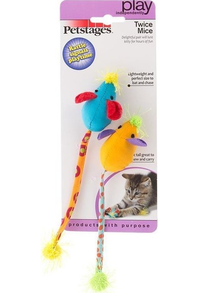 Petstages İkili Fare Kedi Oyuncağı