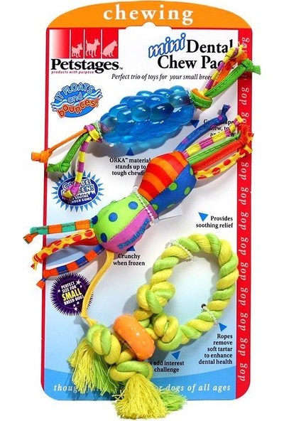Petstages Mini Dental Chew Pack Küçük Irk Köpekler Için Diş Çiğneme Paketi Petstages Mini Dental Chew Pack Küçük Irk Köpekler Için Diş Çiğneme Paketi