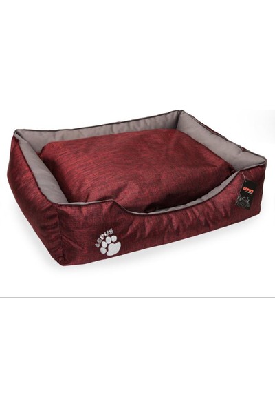 Lepus Dış Mekan Yatağı Bordo L 24 x 75 x 60 cm