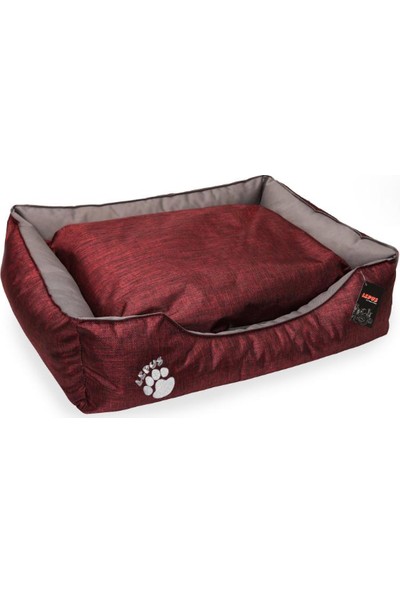 Lepus Dış Mekan Yatağı Bordo M 22 x 60 x 44 cm