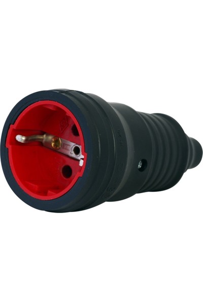 Fetih F-202 K Dişi Fiş Topraklı Kauçuk Fetih F-202 K Dişi Fiş Topraklı Kauçuk