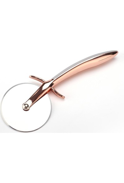 Penguen Lüks Bakır Pizza Kesici Silikon Saplı PNG-1787