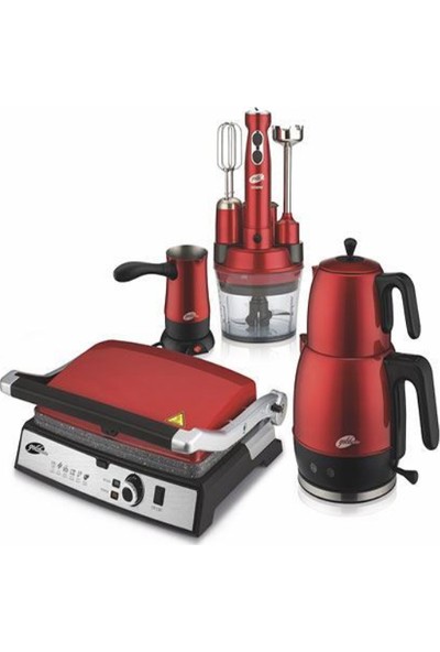 Goldmaster GM-7710 Elit Çeyiz Seti Kırmızı