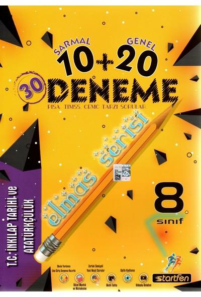 Startfen Yayınları 8. Sınıf Inkılap Tarihi 10 + 20 Elmas Serisi Deneme Startfen Yayınları 8. Sınıf Inkılap Tarihi 10 + 20 Elmas Serisi Deneme