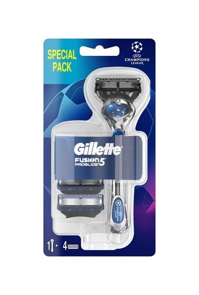 Gillette Fusion5 Proglide Makine + 3 Yedek Gillette Fusion5 Proglide Makine + 3 Yedek