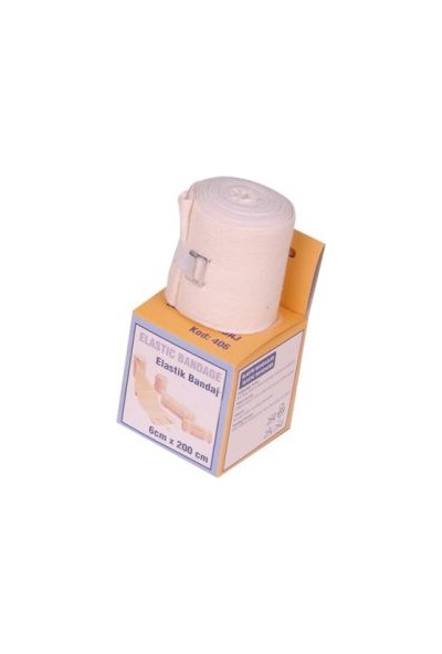 Vari̇teks Elastik Bandaj 6 cm x 2 M El Sargı Bandaj Kol Bandaj Variteks 406 Tek Ebat