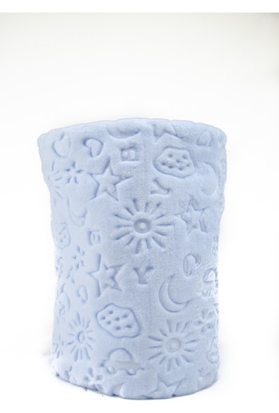 Ade Soft Peluş Bebek Kalın Battaniye Kabartmalı