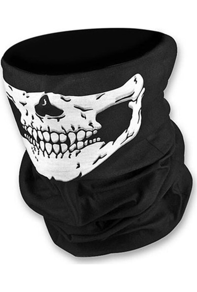 Obamoto Motosiklet Kafatası Desenli Maske Bandana Balaklava Buff