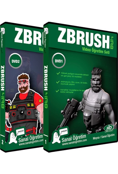 Sanal Öğretim Meysa Zbrush 4r8 Video Eğitim Seti Sanal Öğretim Meysa Zbrush 4r8 Video Eğitim Seti