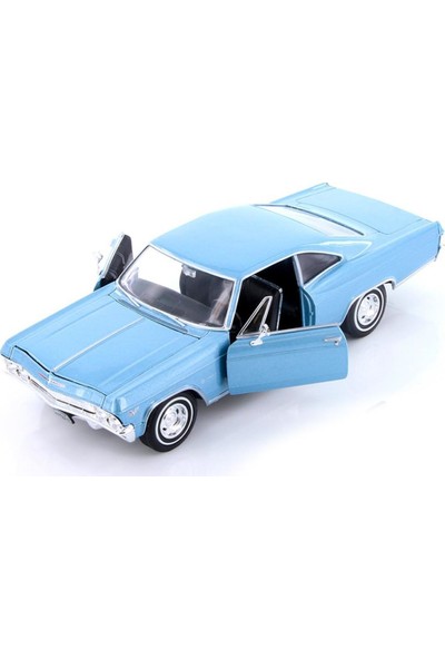 Welly 1:24 1965 Chevrolet Impala Ss 396 - Mavi Welly 1:24 1965 Chevrolet Impala Ss 396 - Mavi
