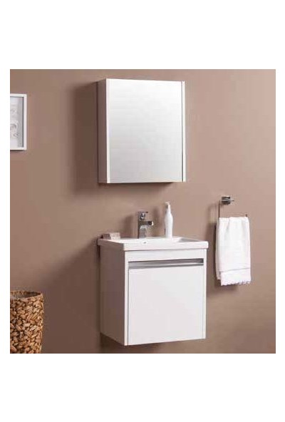 Li̇vea Rem Beyaz 41 x 52 cm Asma Banyo Dolabı Mdf Lam