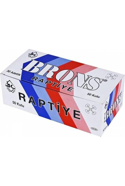 Brons Raptiye BR-151 50 Kutu 30 Adet